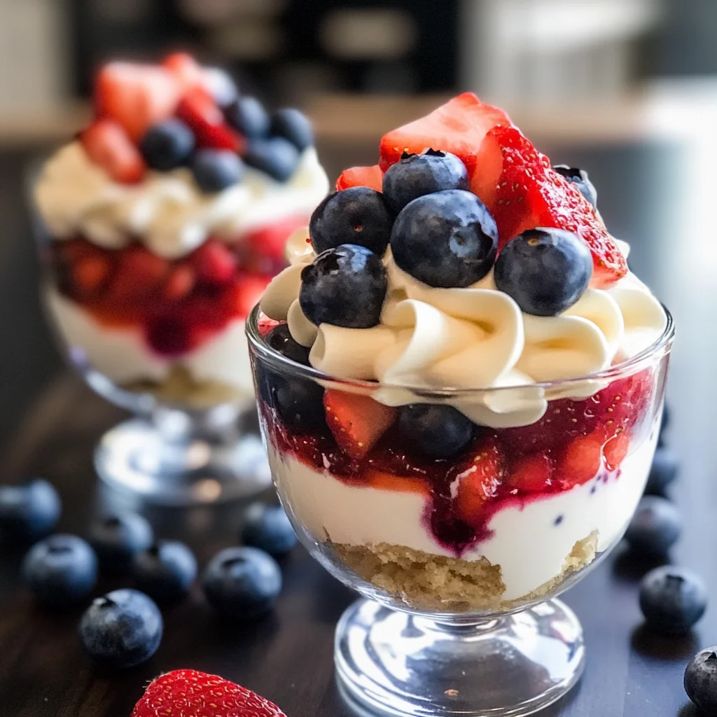Berry Vanilla Cheesecake Parfaits
